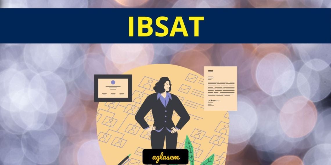 IBSAT Sample Paper 2023 (PDF) - IBSAT Model Question Paper with Solution - AglaSem Admission