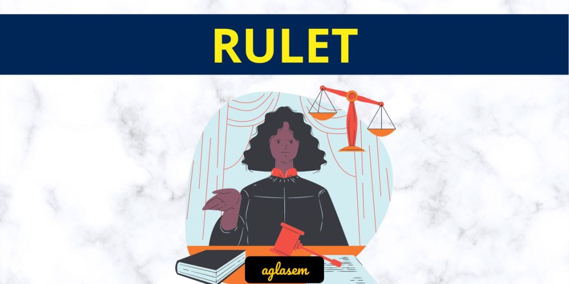 RULET 2024 Application Form - Release Date, rulet.univraj.org - AglaSem ...